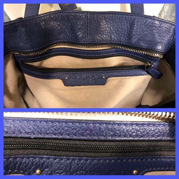 Halogen | Bags | Deep Blue 2piece Halogen Bag | Poshmark